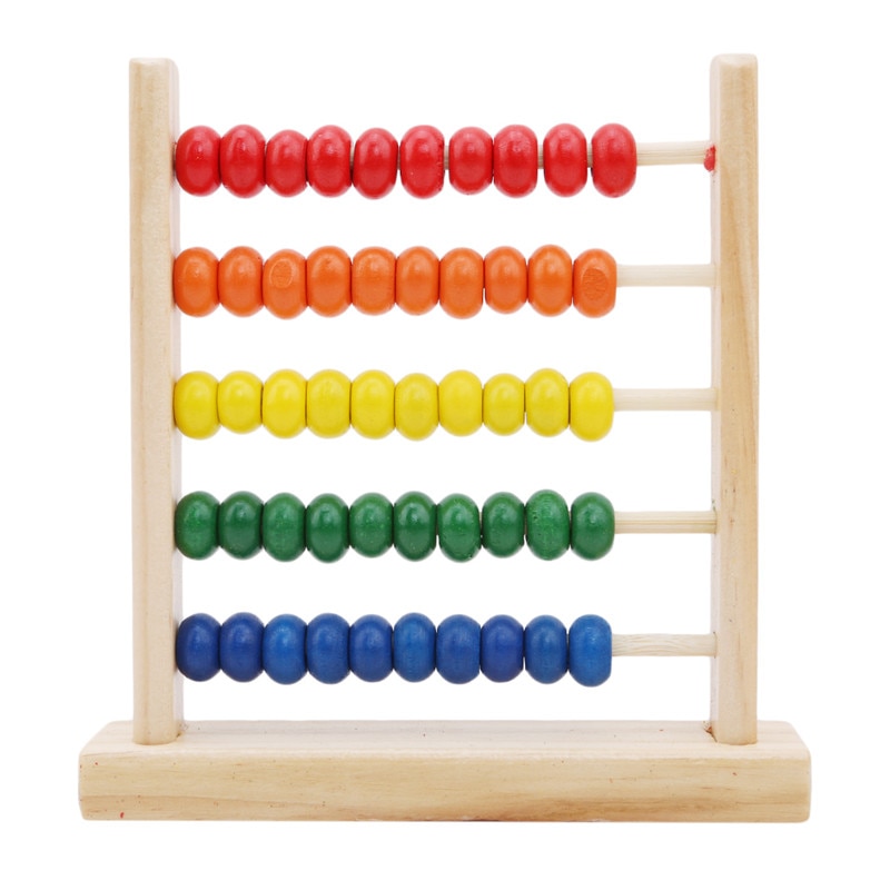Mini boulier en bois Montessori mathématique - Boutique montessori